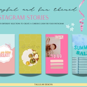 Playful and Fun Designs Instagram Stories Canva Templates, Creative ...