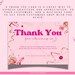 Pink Lively Card Templates - Exuberant Aesthetic Thank You Card ...