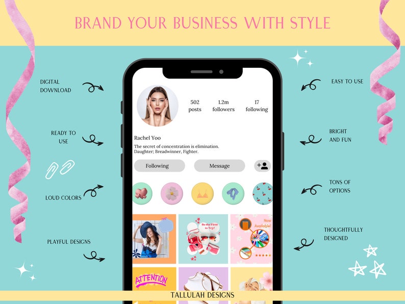 Fun and Playful Design Instagram Highlight Cover Templates, Instagram ...