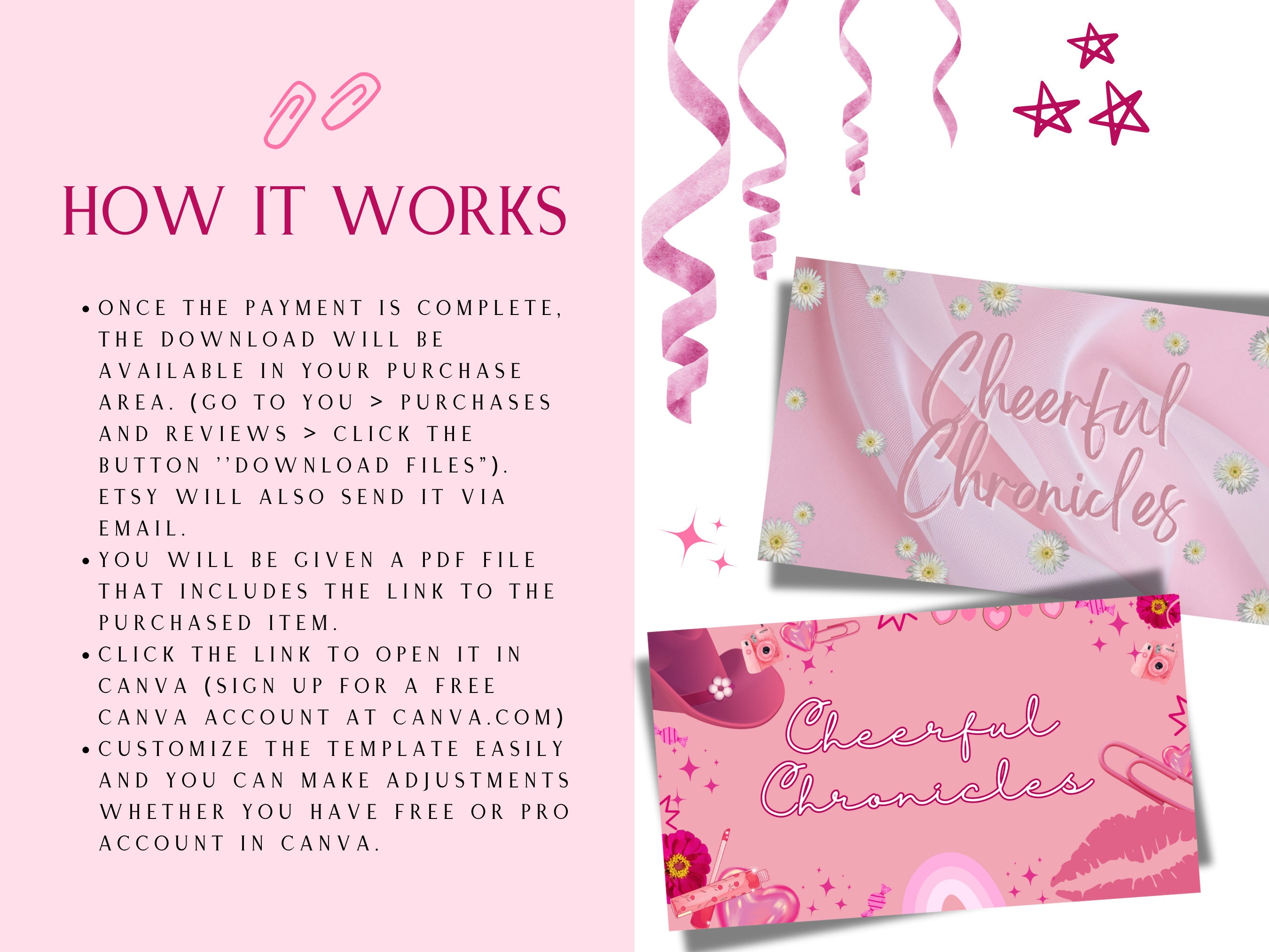 Pink Youtube Banner Canva Templates, Hot Pink Social Media Banners ...