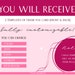 Pink Lively Card Templates - Exuberant Aesthetic Thank You Card ...