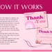 Pink Lively Card Templates - Exuberant Aesthetic Thank You Card ...