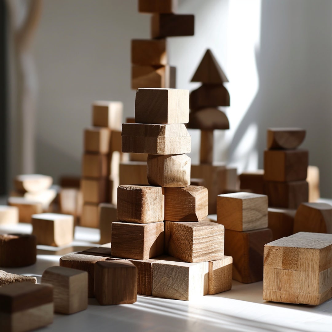 Unique Handcrafted Wooden Building Sets - Etsy