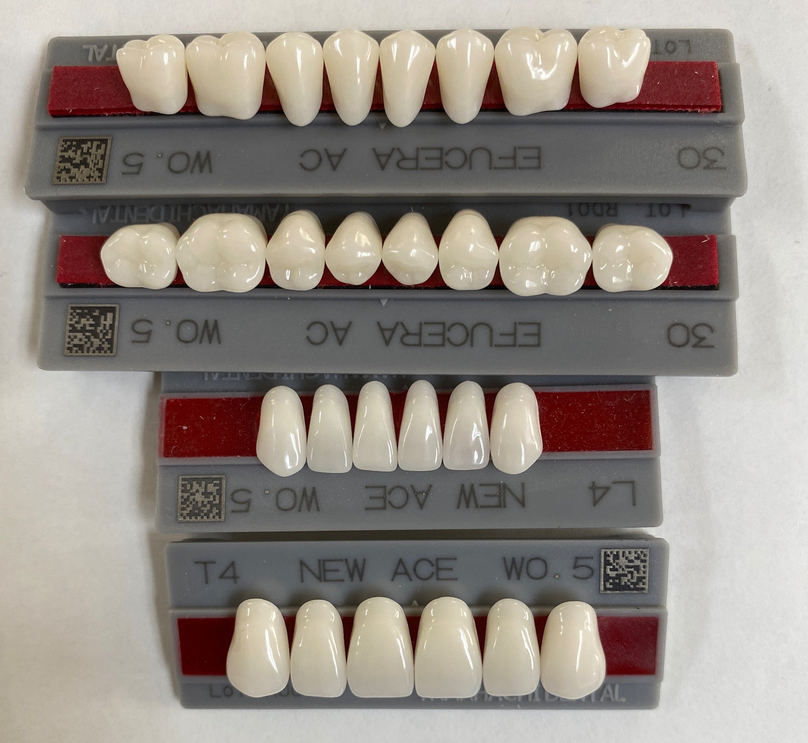Teeth Full Set White Bleach Shade Anterior and Posterior - Etsy