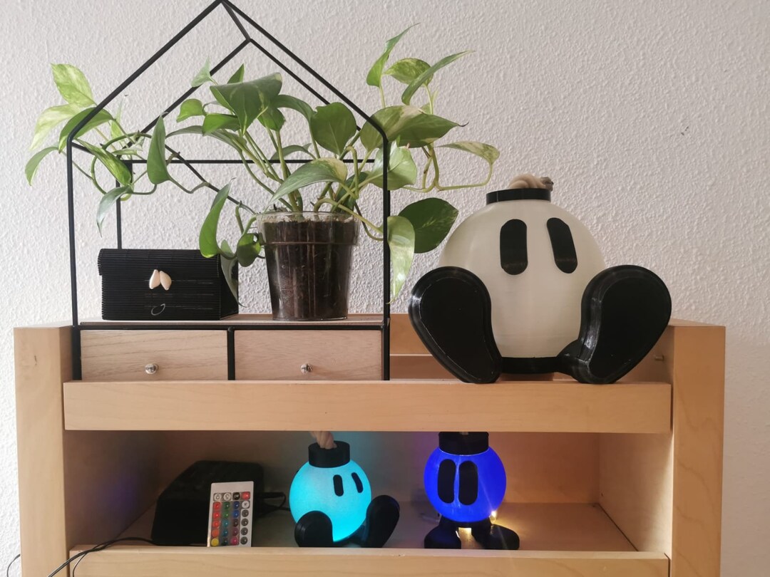 Mario Bros Bomb Omb USB Lamp With RGB Remote - Etsy
