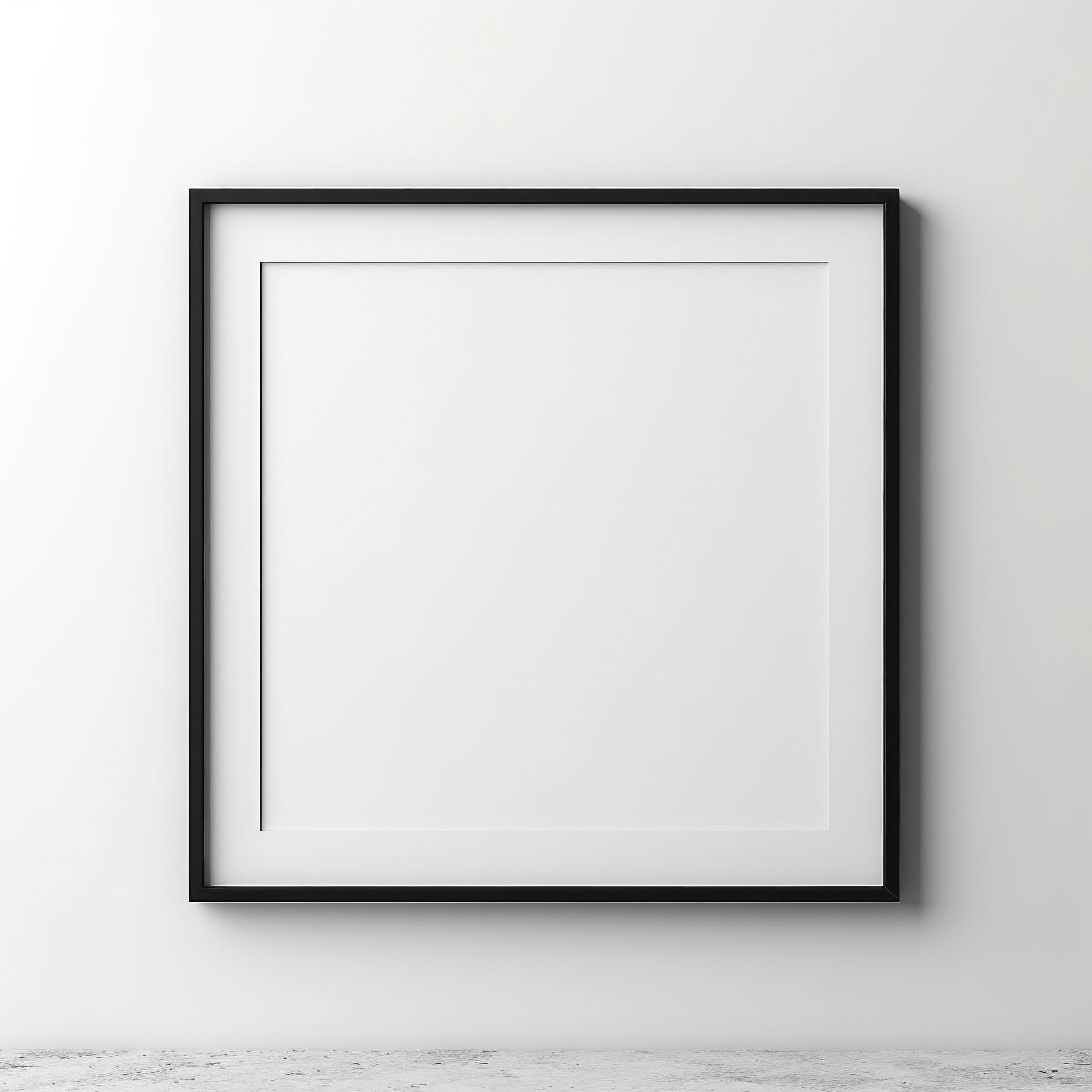 Square PSD Photoshop Mockup | Frame Mockup Template for Art and ...