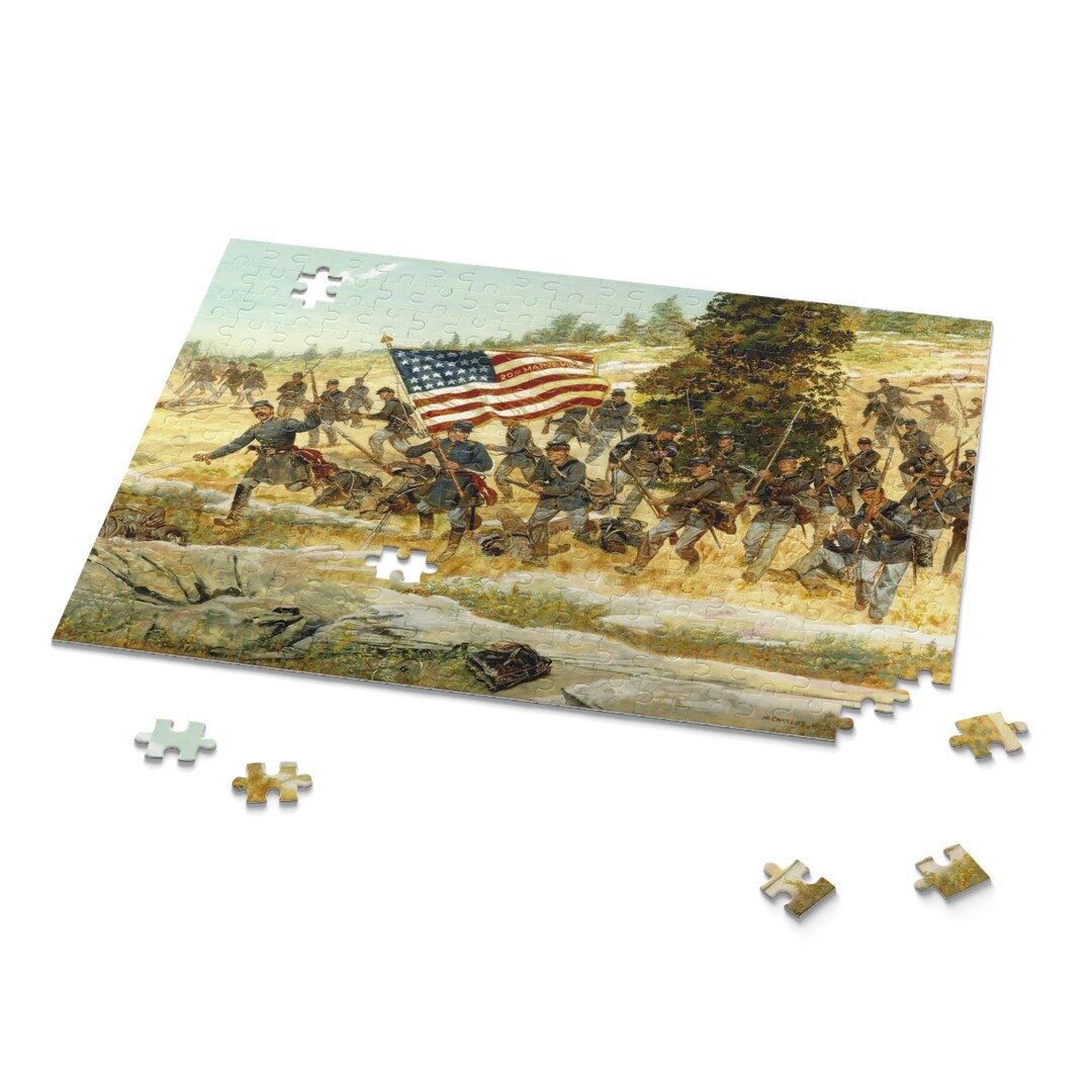 The Battle of Gettysburg 20th Maine Infantry Puzzle 120, 252, 500-piece ...
