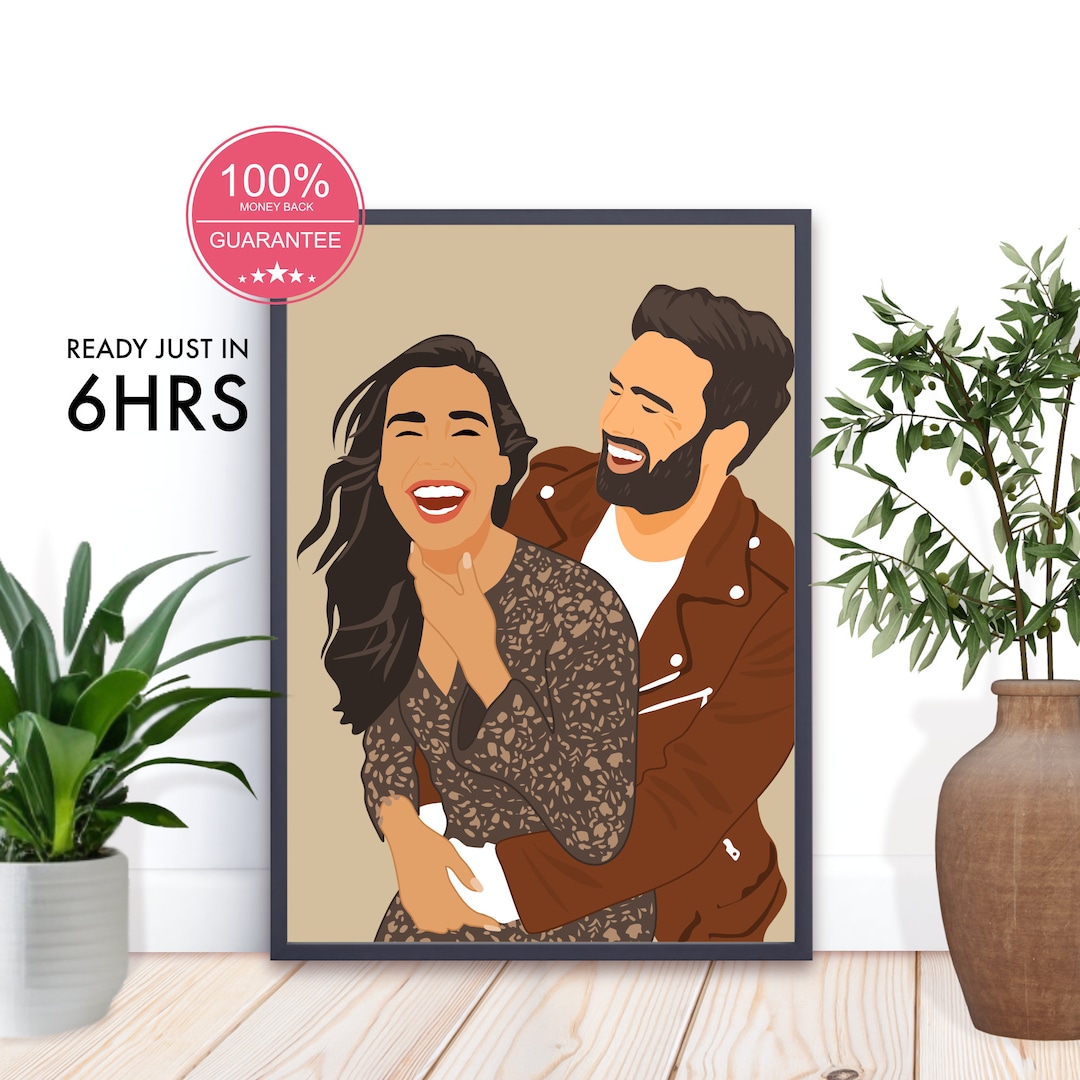 Faceless Portrait, Custom Illustration, Personalized Photo, Photo ...