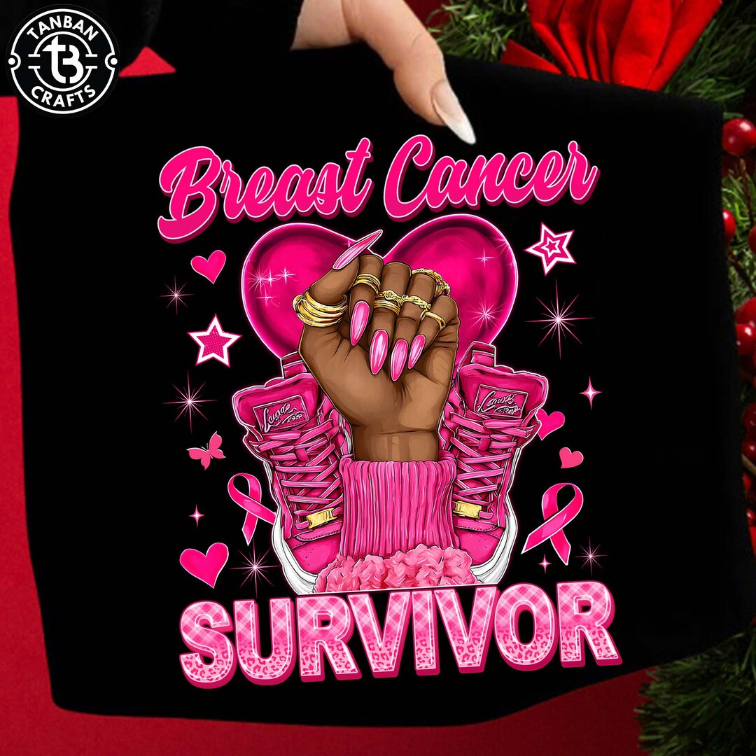 Breast Cancer Survivor Png, Preppy Breast Cancer Coquette Png, Pink ...