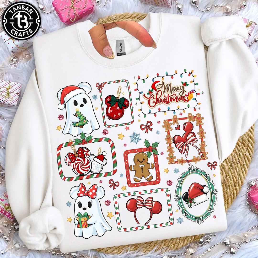 Coquette Mouse Couple Png, Magical Mouse Christmas PNG Doodle, Magical ...