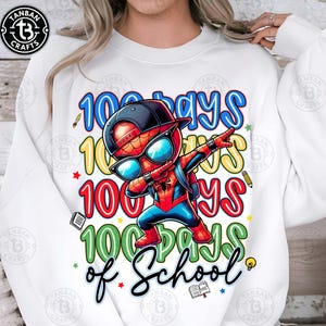 I Defeated 100 Days of School Png, Cartoon Movie 100 Days Png, 100 Days ...