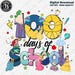 100 Days of School Png, Cartoon 100 Days of School Png, Superhero 100 ...