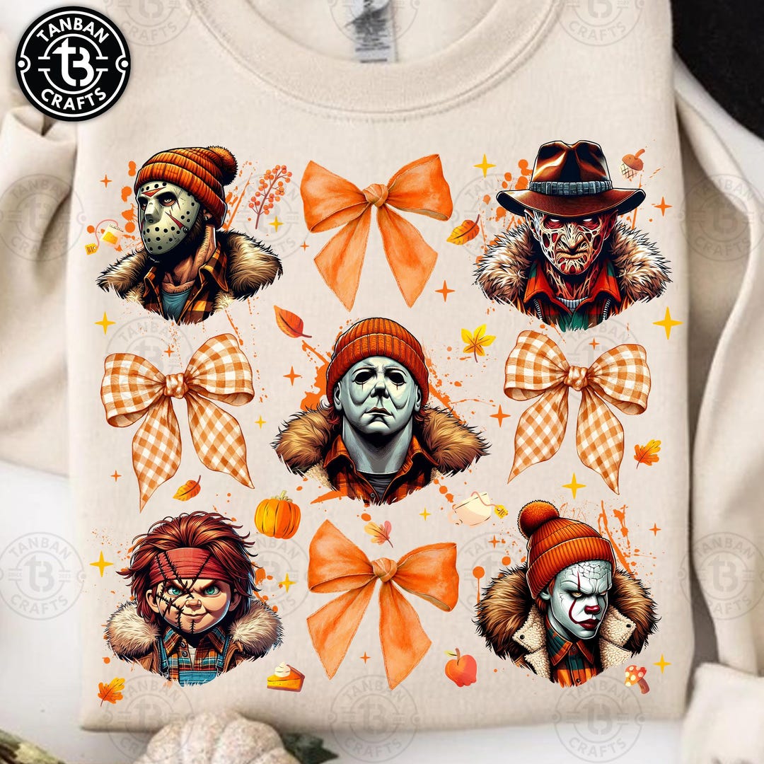 The Boys of Fall Png, Halloween Horror Friends Png, Scary Movie Png ...