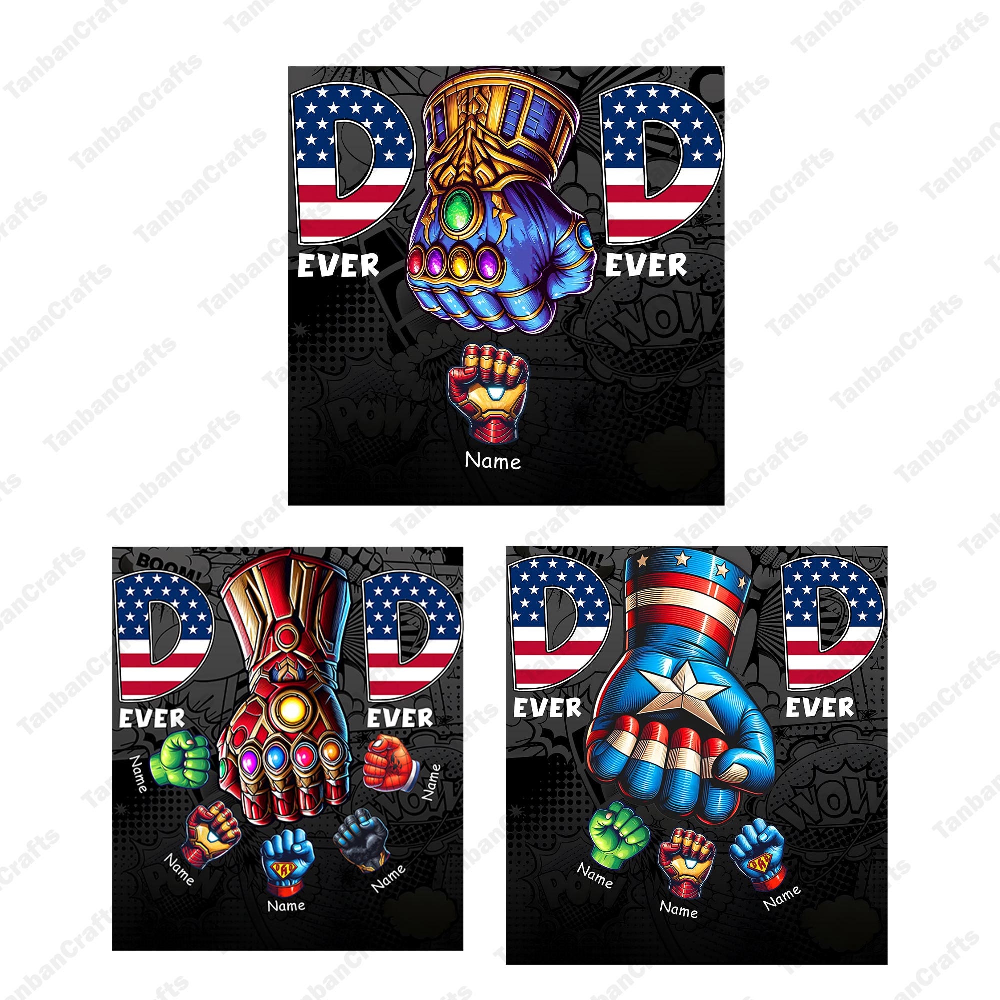 Custom Best Dad Ever Bundle Png, Custom Superhero Baby Png, Super Dad Png, Dad and Baby Fist ...