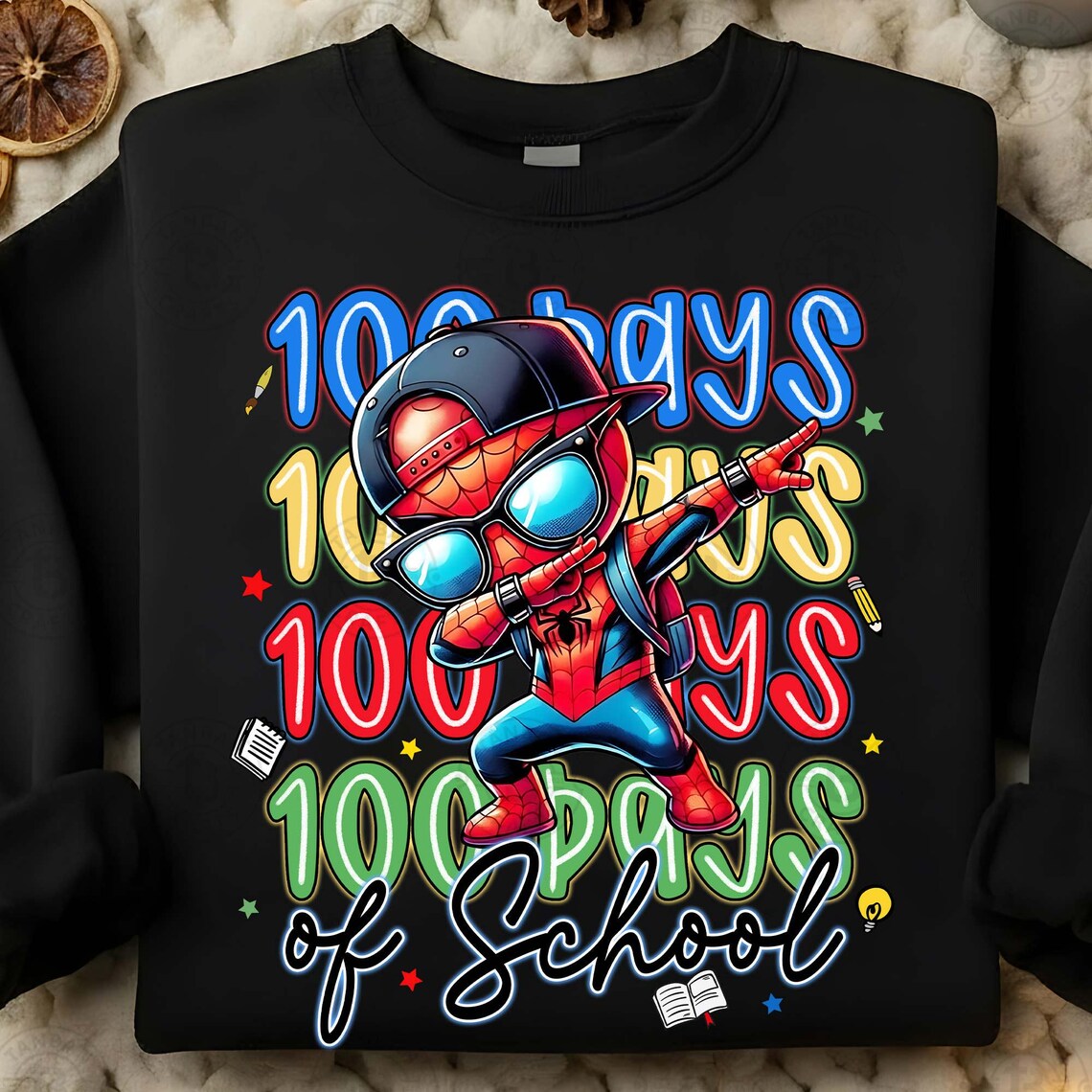I Defeated 100 Days of School Png, Cartoon Movie 100 Days Png, 100 Days ...