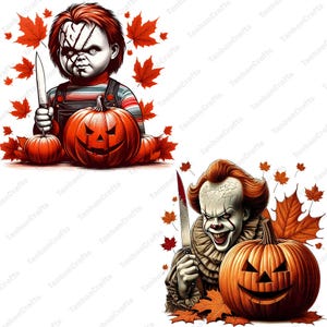 The Boys of Fall Horror Friends Png, Halloween Horror Characters Png ...