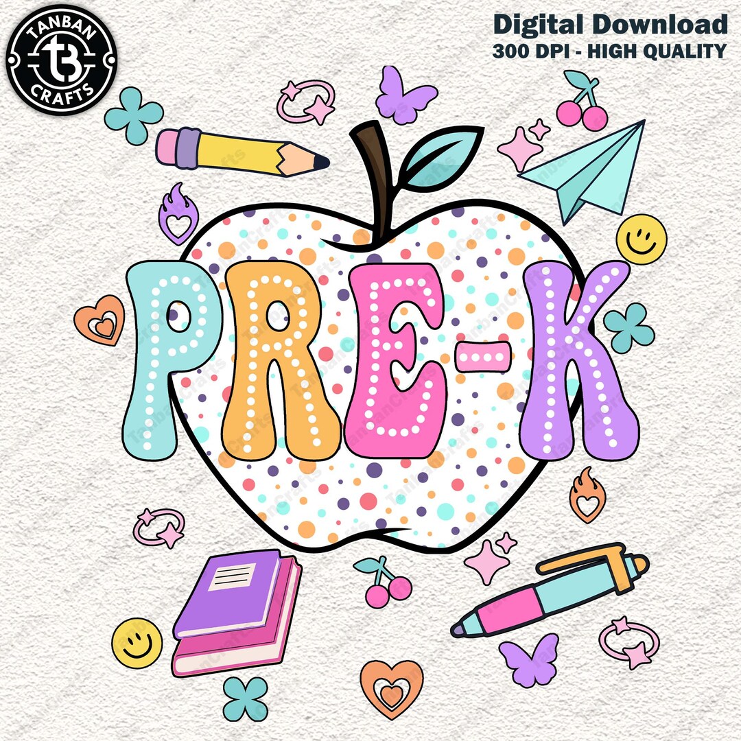 Pre-k Png, School Grade Png, Back to School Png, School Png, Teacher ...