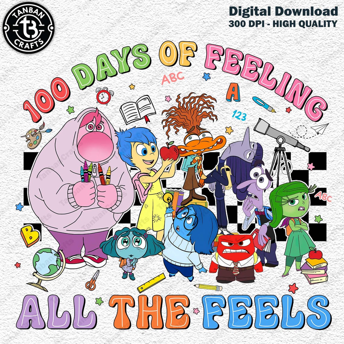 100 Days of Feeling All the Feels Png, Cartoon Movie 100 Days Png, 100 ...