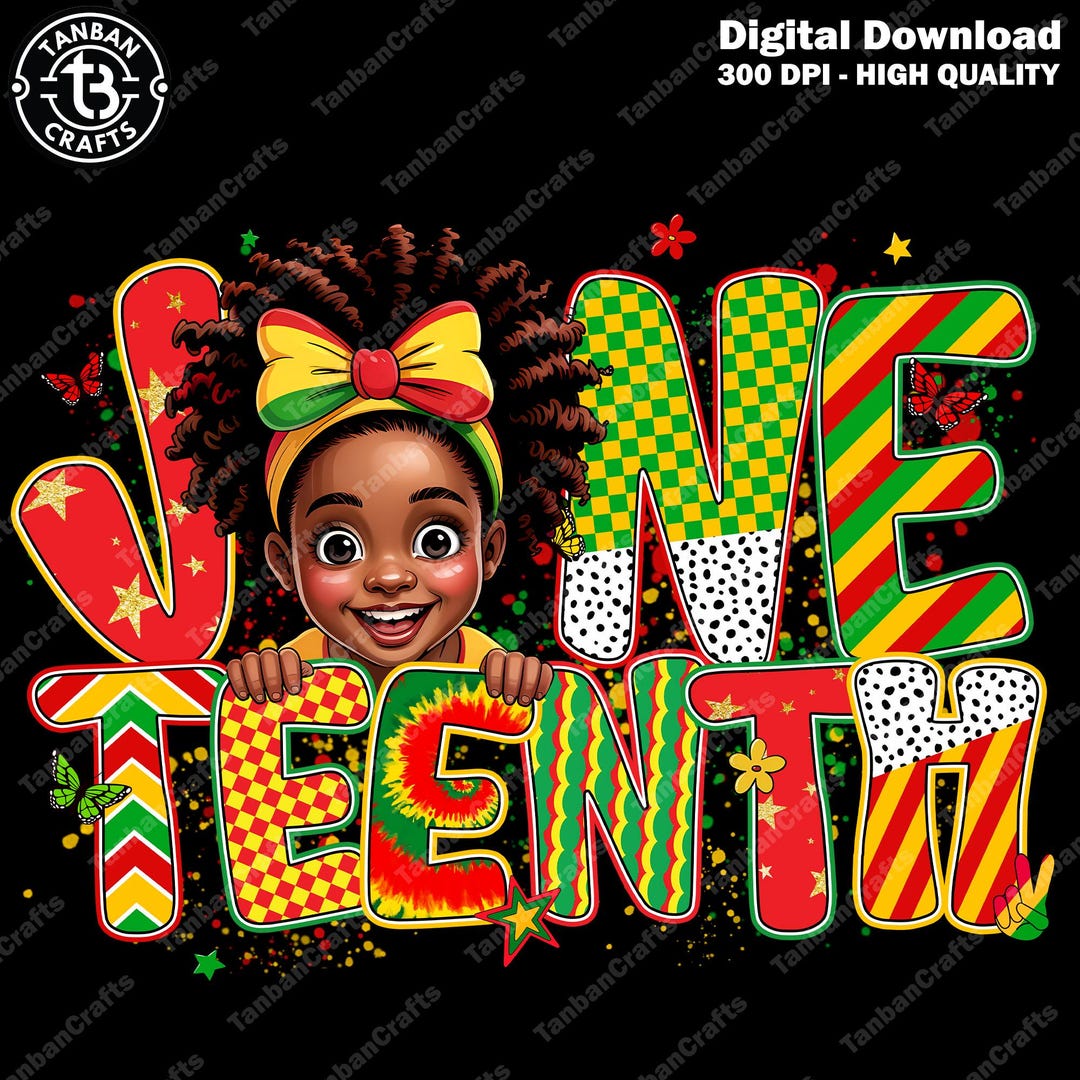 Little Miss Juneteenth Png, Juneteenth Black Girl, Juneteenth 1865 Png ...