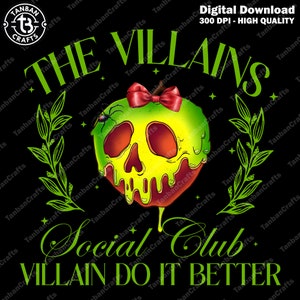 The Villains Social Club Png, Coquette Halloween Png, Halloween Social ...