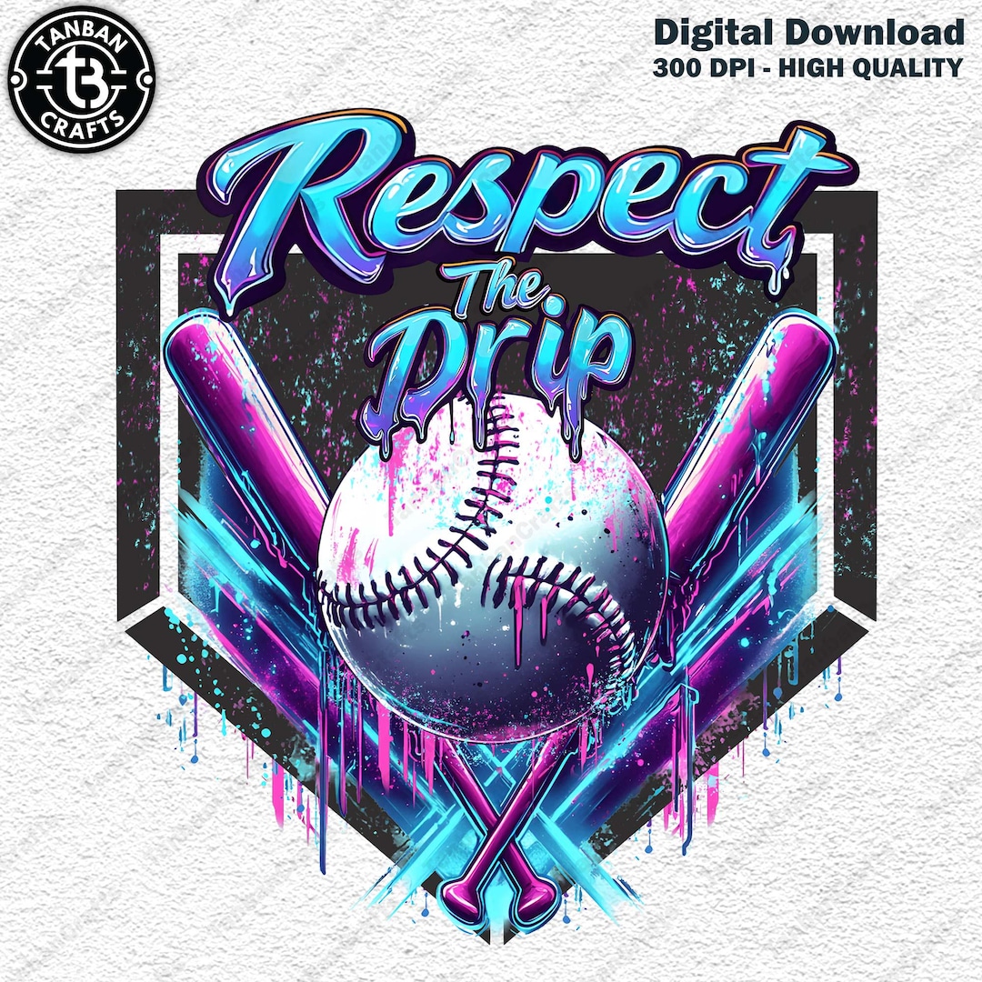 Baseball Drip Png, Ice Cream Drip Png, Respect the Drip Png, Baseball ...