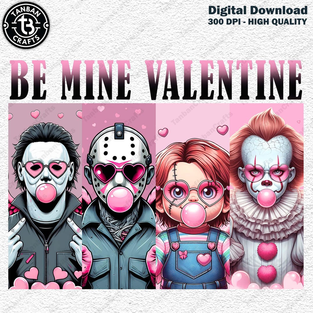 Horror Killer Valentine Png, Valentine Horror Png, Scary Movie ...