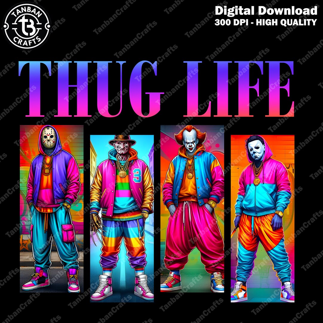 Horror Characters Png, Thug Life Horror Movie Png, Thug Life Png ...
