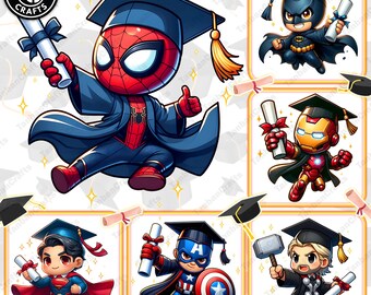 Spiderman Graduation - Etsy