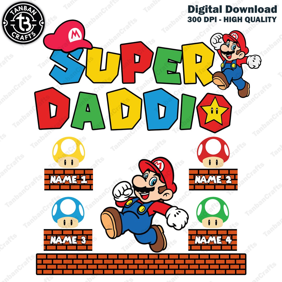 CUSTOM Super Daddio Png, Personalized Super Daddio Png, Custom Kid Name ...