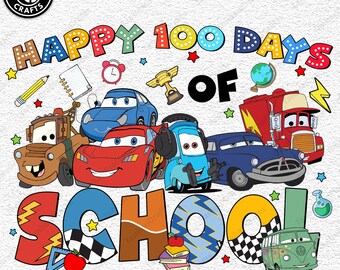 100 Days of School Cartoon PNG, 100 Days Bruh PNG, Happy 100 Days of ...