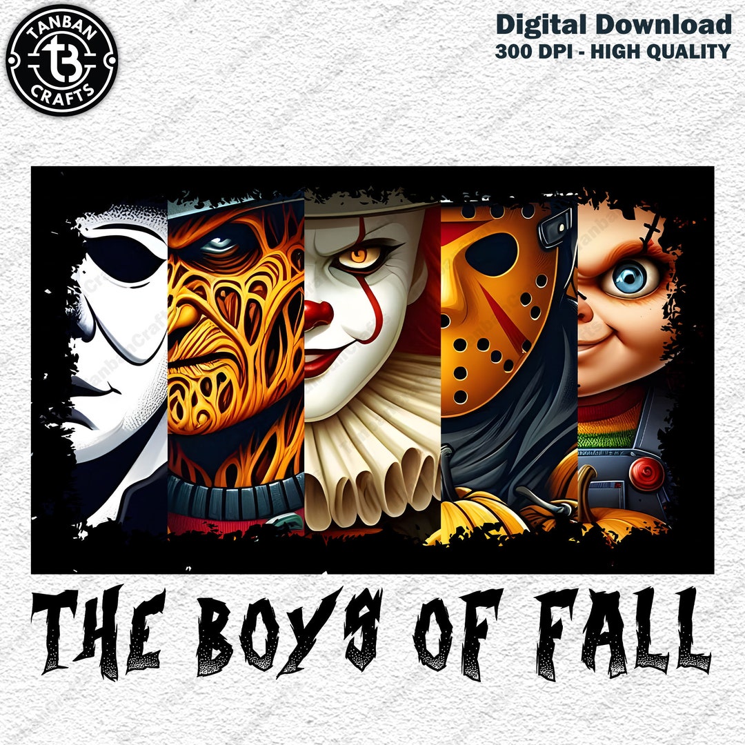 Horror Fall Character Png, Fall Halloween Coffee Png, Horror Pumpkin ...