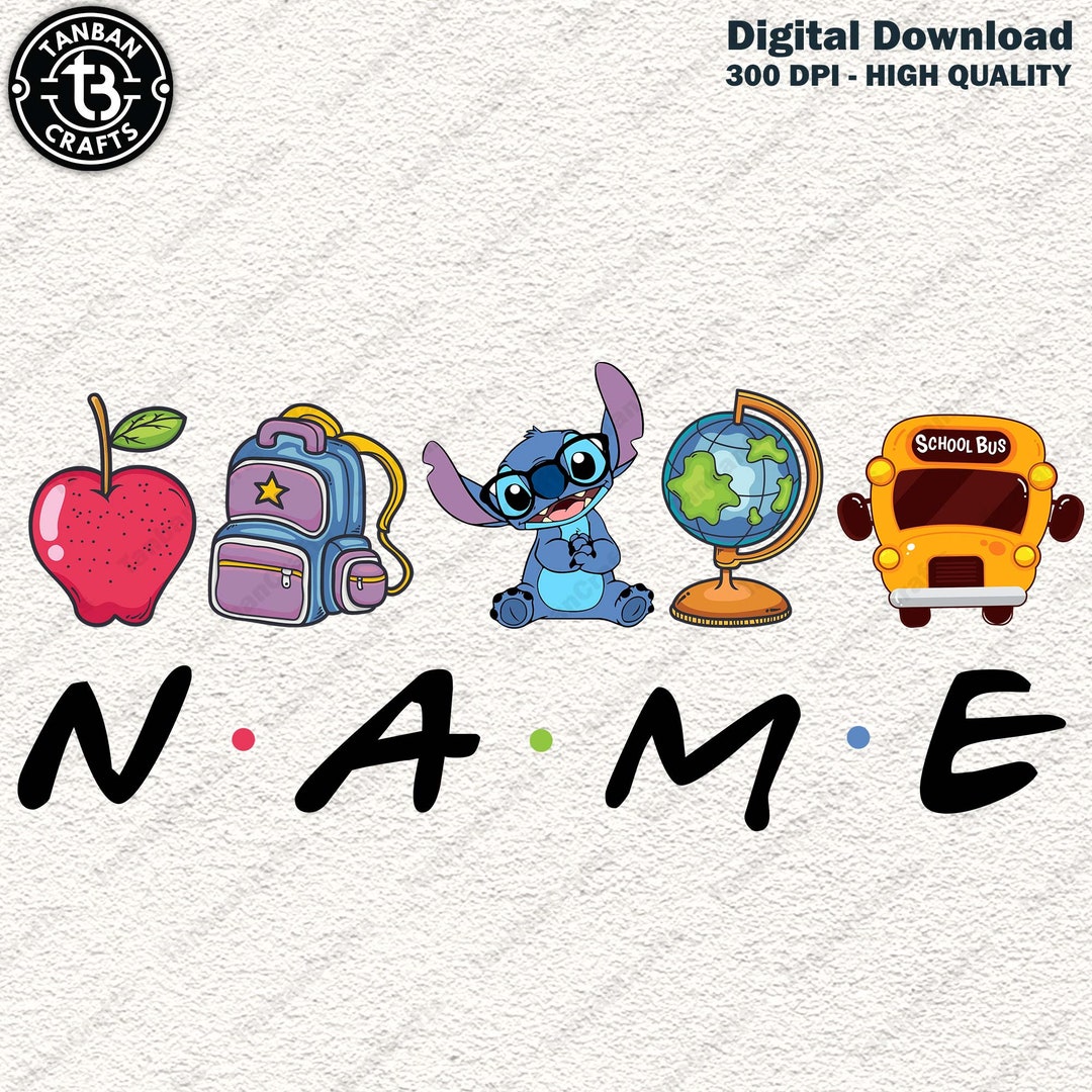 Custom Back to School Png, First Day of School Shirt, Custom Name ...