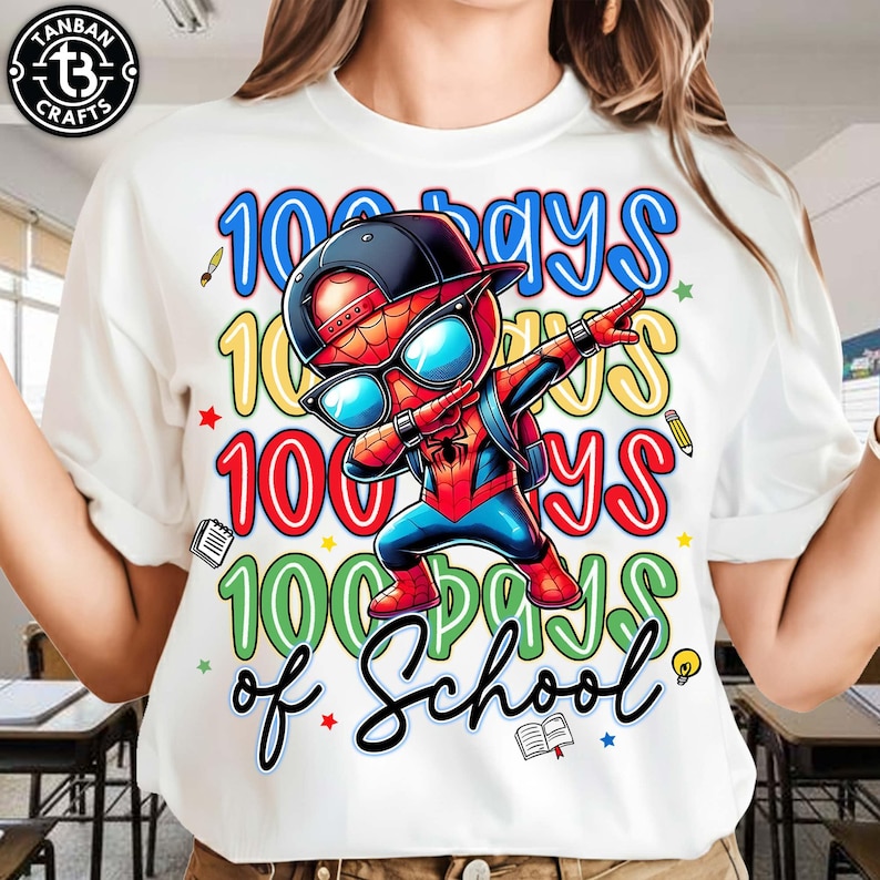 I Defeated 100 Days of School Png, Cartoon Movie 100 Days Png, 100 Days ...