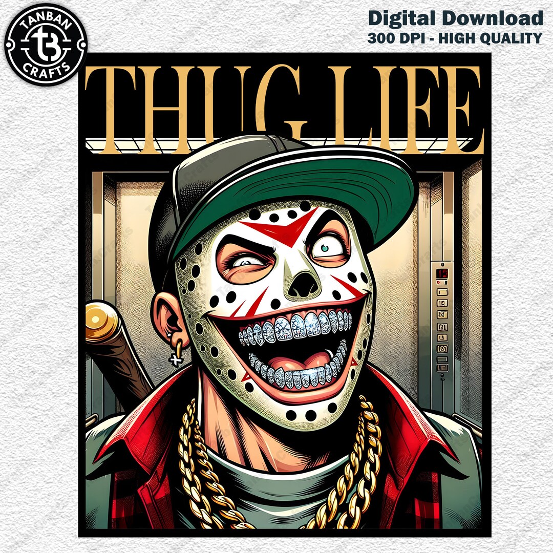 Thug Life Png, Assassinos De Filmes De Terror Png, Filme De Terror Png ...