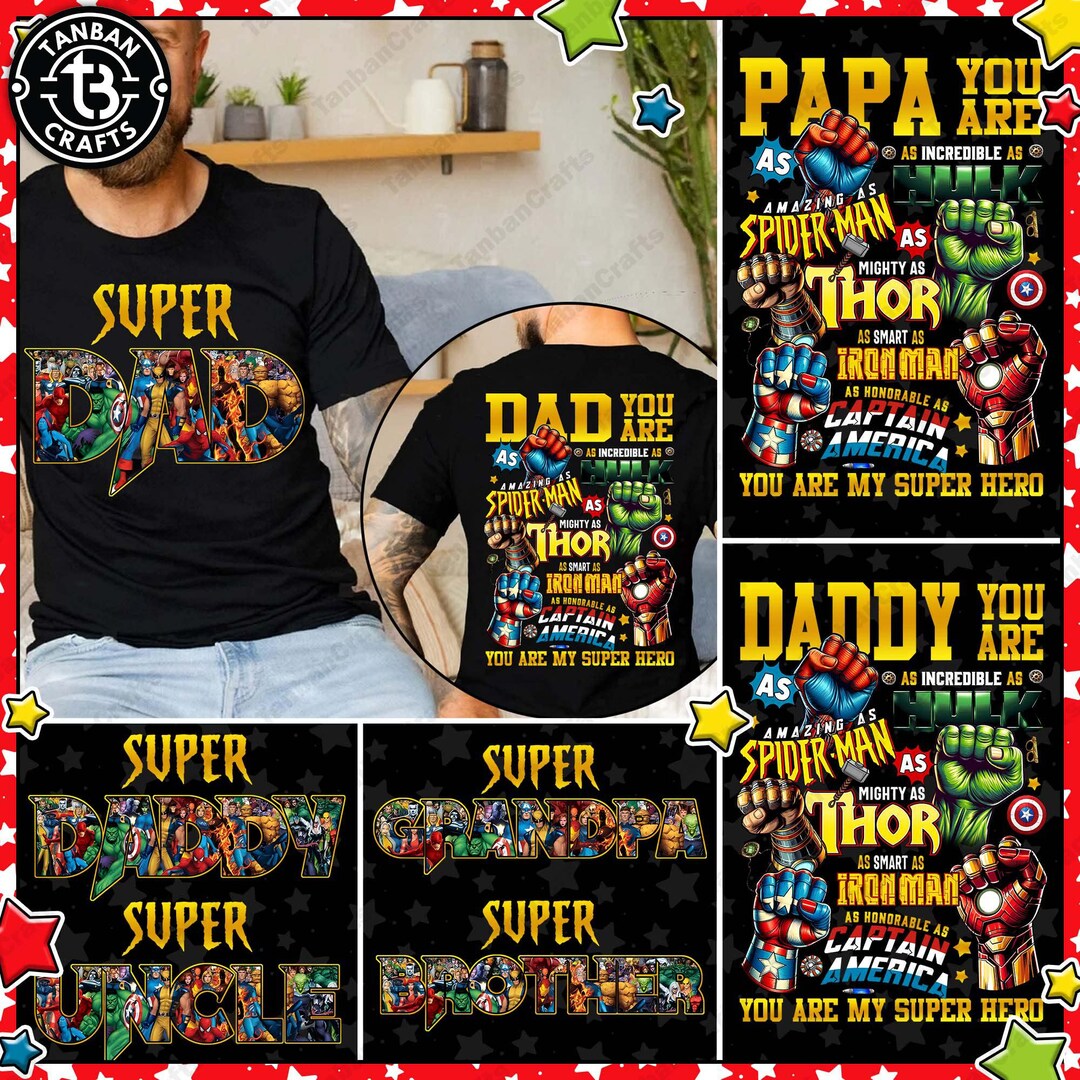 Daddy You Are Png, Best Dad Ever Png, Superhero Father's Day Png, Funny ...