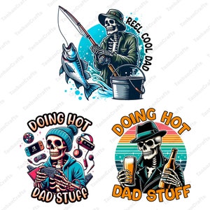 5 Doing Hot Dad Stuff Png Bundle, Beer Dad Bod Png, Funny Skeleton Dad ...
