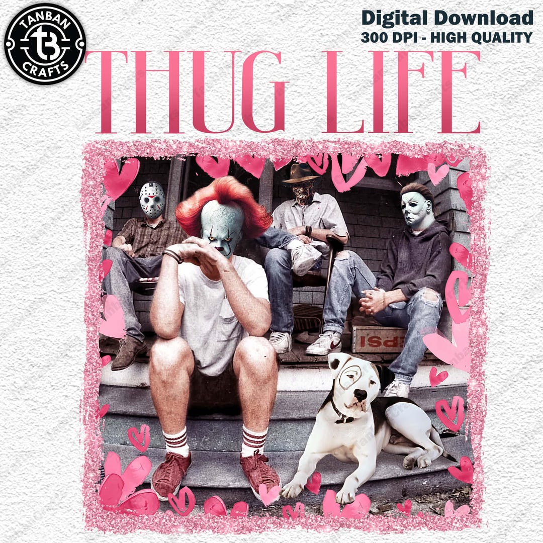 Horror Killer Valentine Png, Thug Life Valentine Png, Scary Movie ...