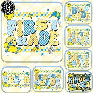 BUNDLE Back to School for Boy Png, Kindergarten, Pre K Png, First Day ...