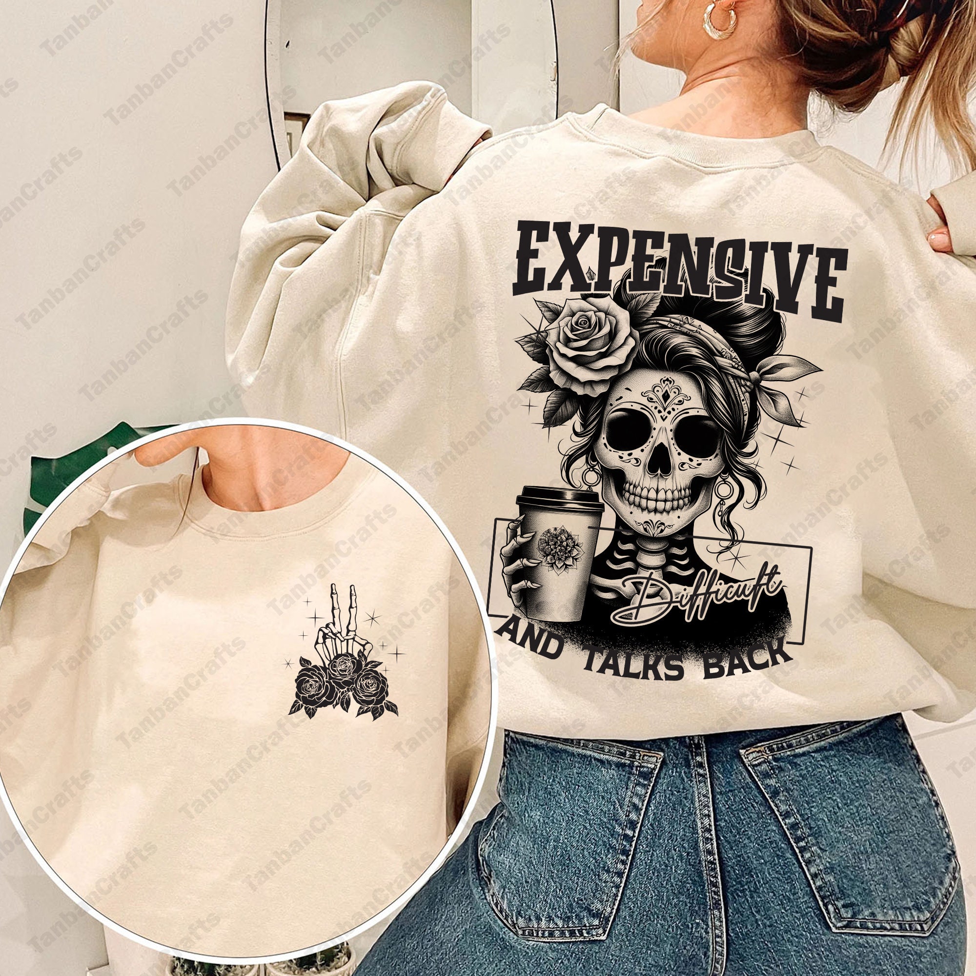 Expensive Difficult and Talks Back PNG, Mom Skeleton Png, Funny Mom ...