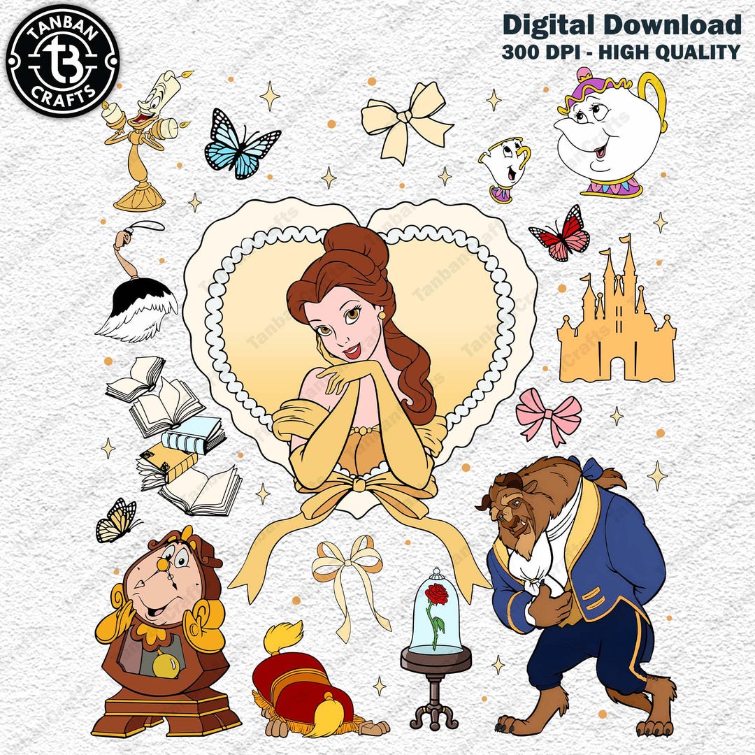 Princess the Beast Characters Png, Mirror Princess Castle Png, Cartoon ...
