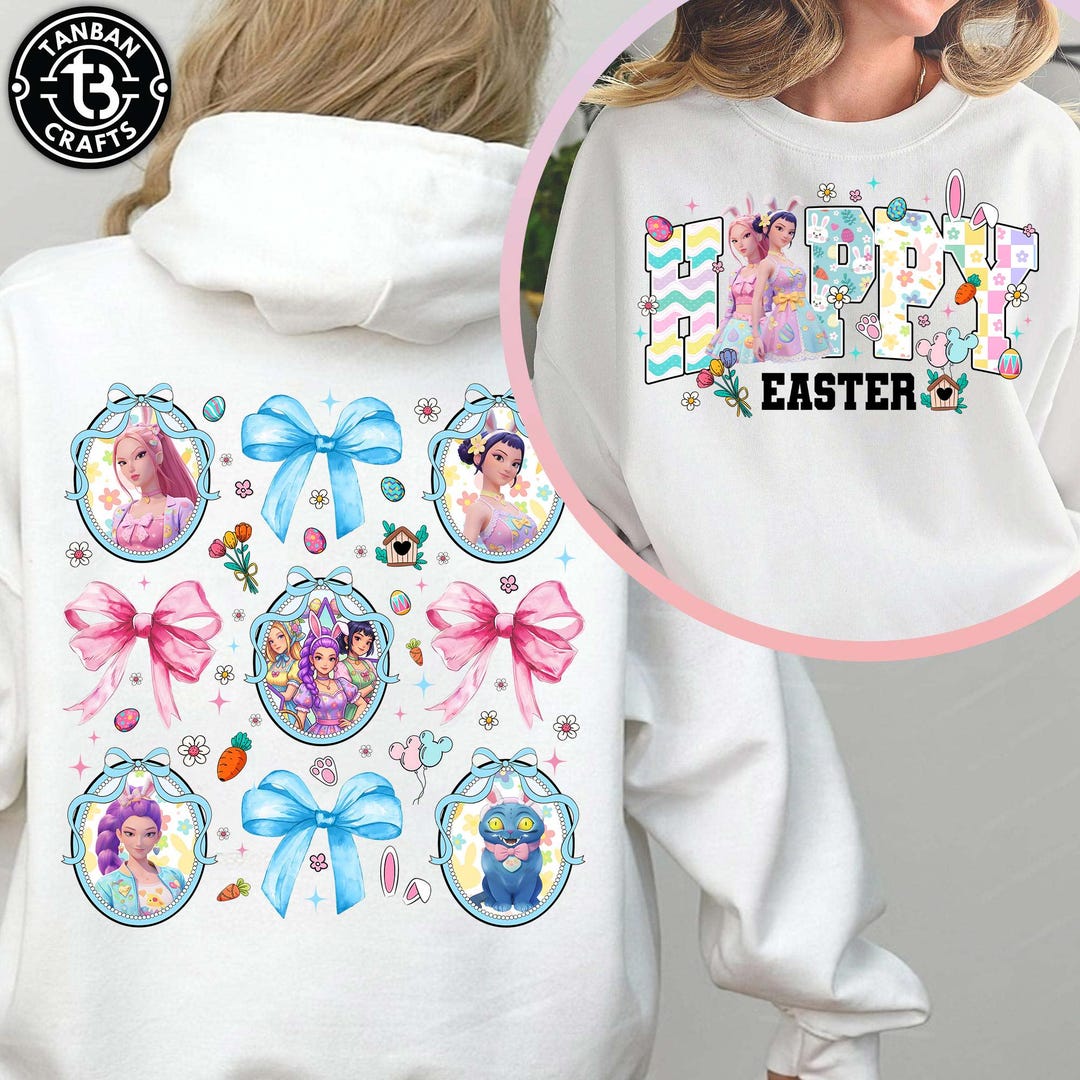 Two Sides Happy Easter K-pop Png, Kpop Bunny Png, Kpop Easter Gift ...