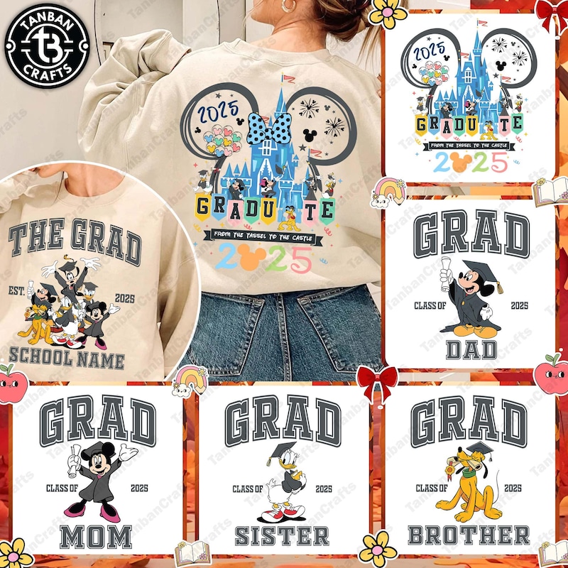 Mickey Graduation - Etsy