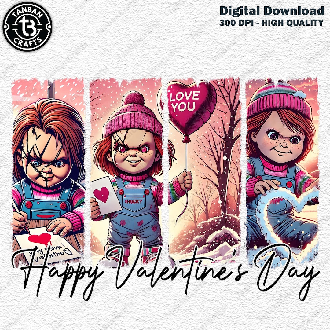 Valentine Horror Killers Png, Pink Heart Valentine Horror Png ...