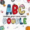 BUNDLE Alphabet Crayon Letters Png, Alphabet Bundle, Crayon School Font ...