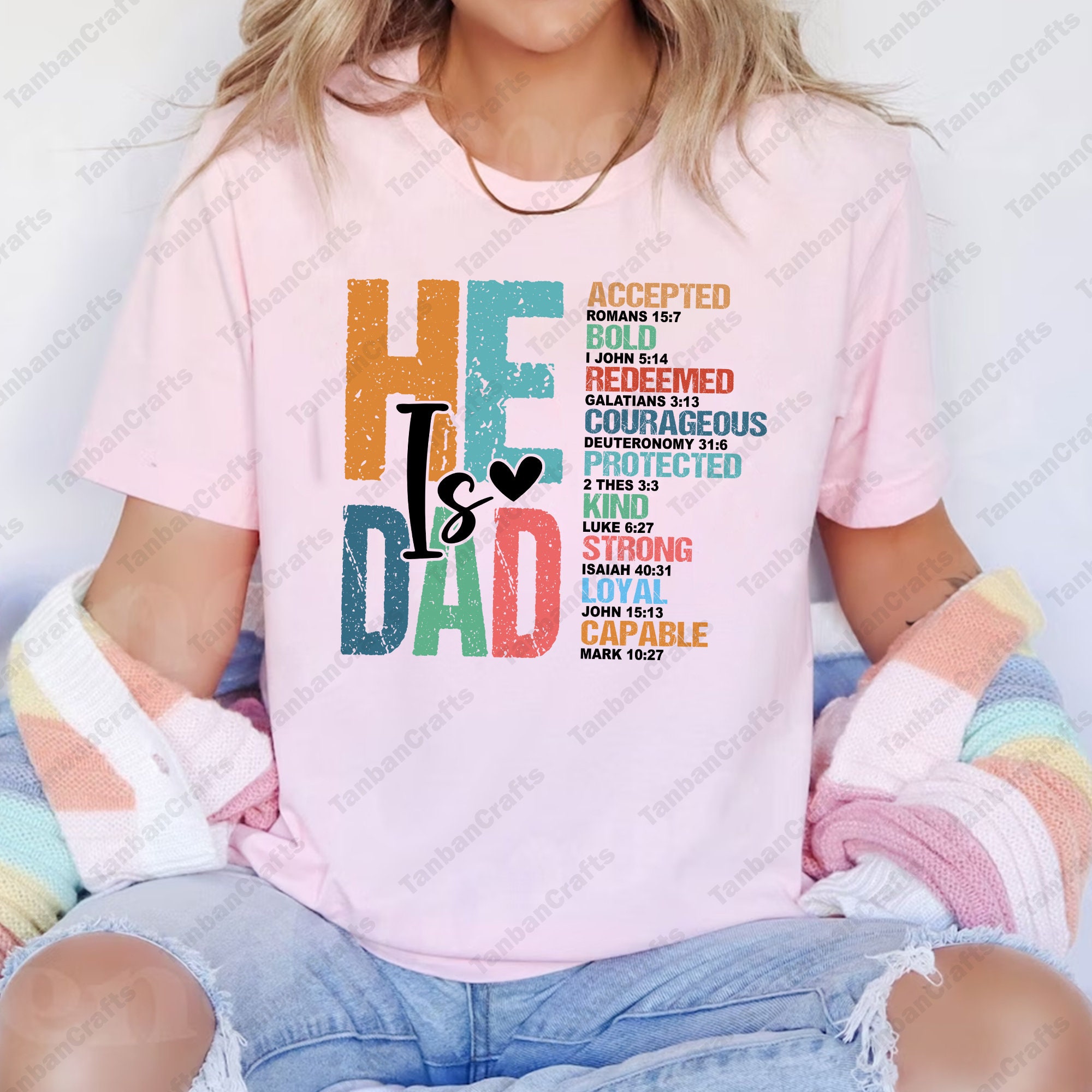 He is Dad Png, Brave Like David Png, Dad Shirt Png, Smart Like Joseph ...