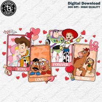 Toy Story Valentines Day SVG: Couple Design (digital Download) - Etsy