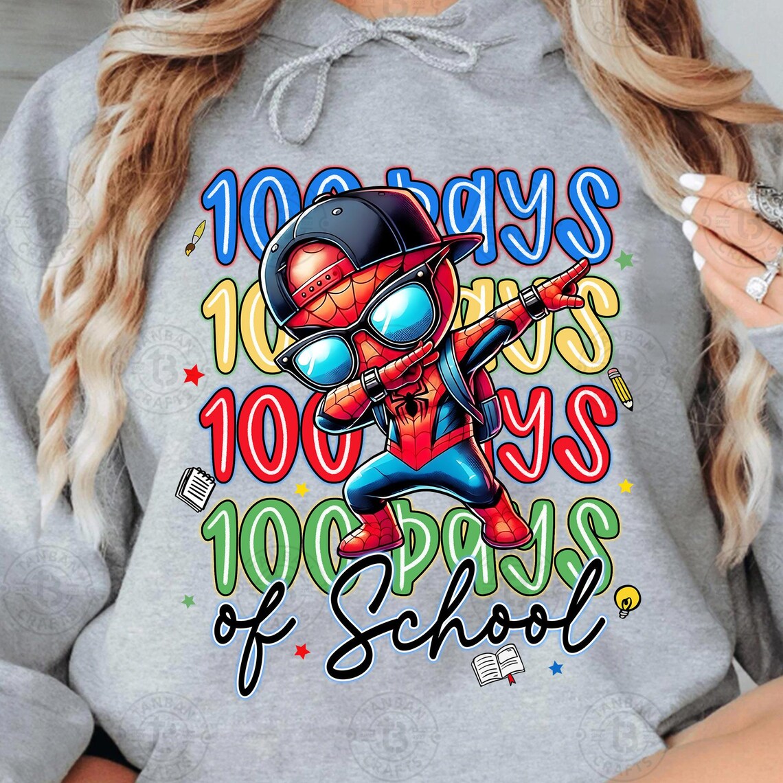 I Defeated 100 Days of School Png, Cartoon Movie 100 Days Png, 100 Days ...