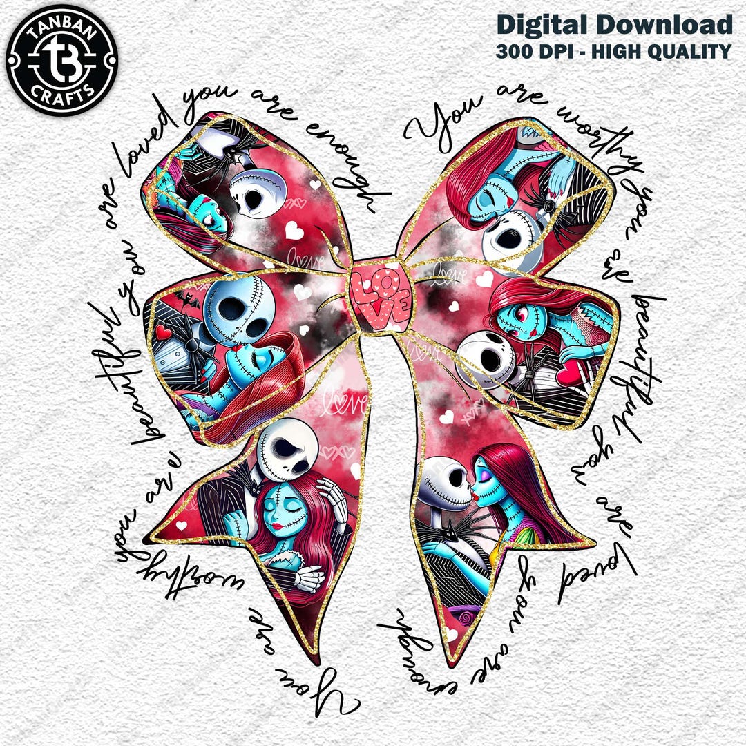 Nightmare Valentine Couple Png, Valentine Movie Coquette Png, Halloween ...