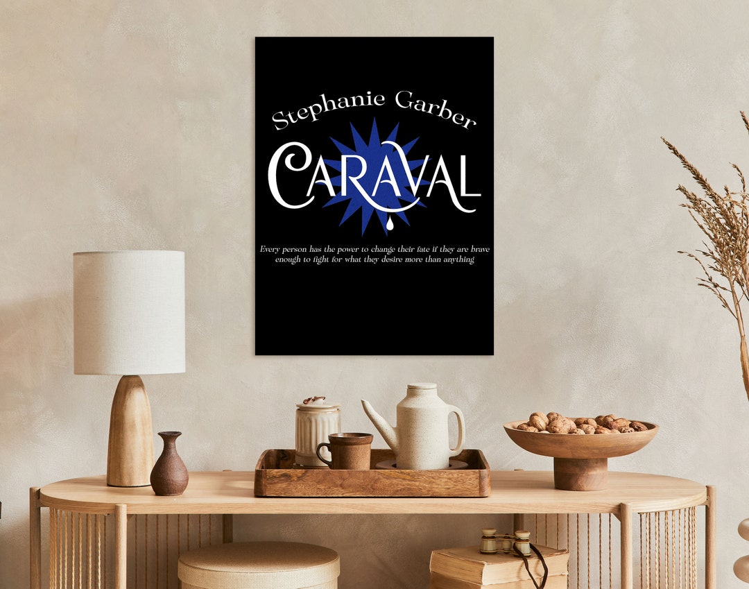 Caraval Book Poster, Stephanie Garber Book Lover Poster, Caraval Merch ...