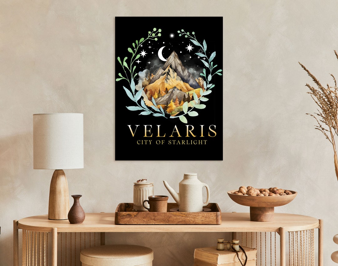 ACOTAR Velaris Poster, Velaris City of Starlight Poster, Throne of ...